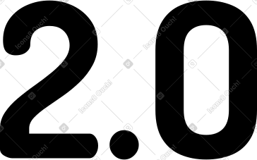 版本二点零 PNG, SVG