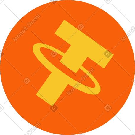 Tether icon PNG, SVG