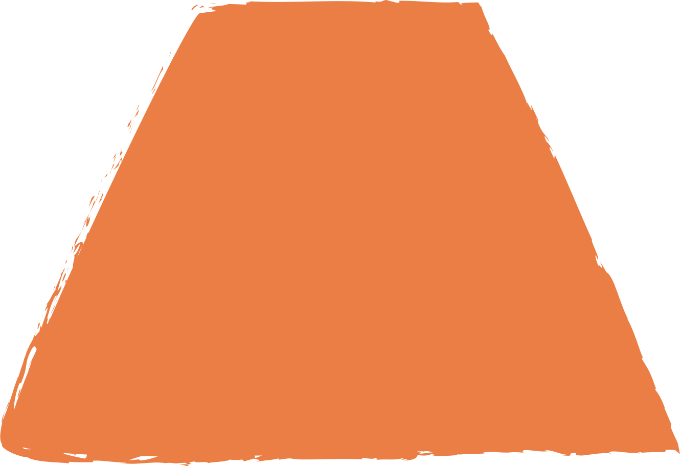 Orange trapezoid Illustration in PNG, SVG