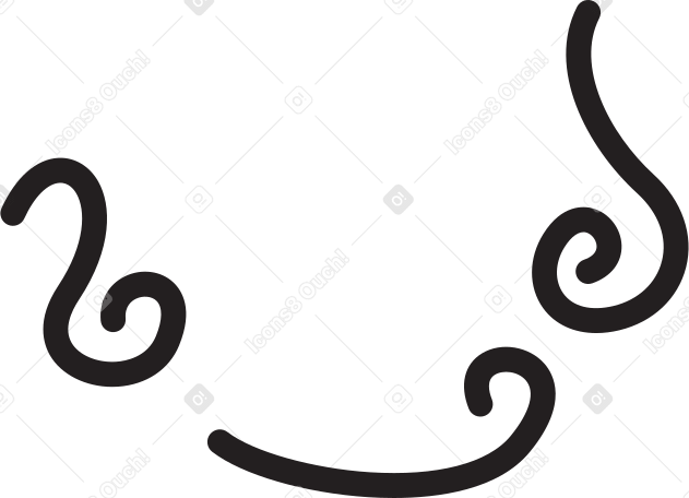 Líneas curvas PNG, SVG