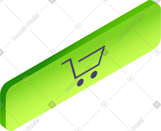 Shopping cart button PNG, SVG