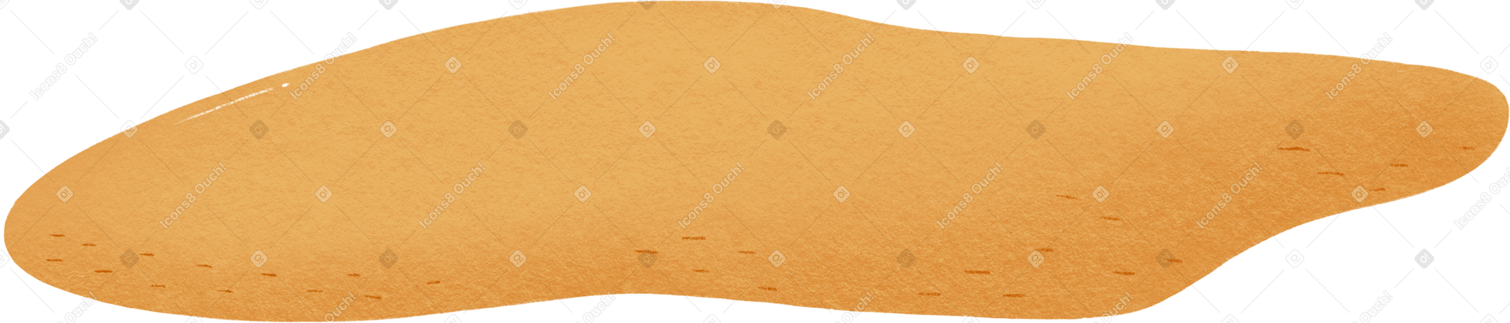 Yellow sand Illustration in PNG, SVG