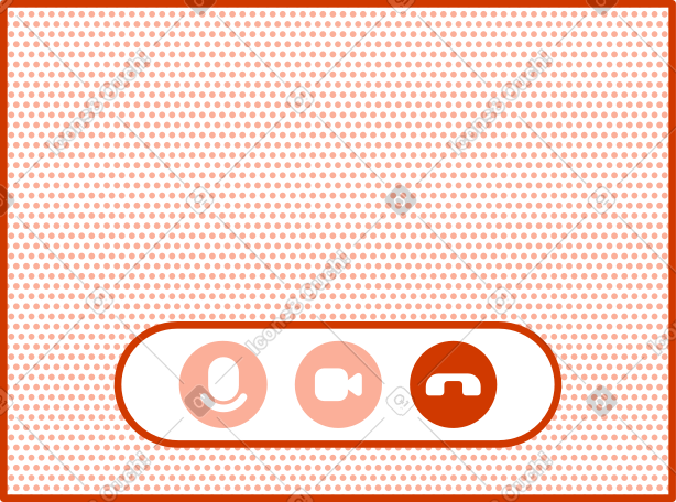 Video call window PNG, SVG