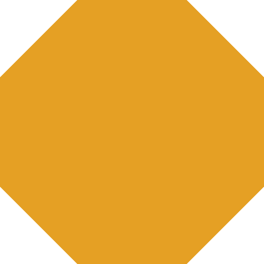 Orange octagon Illustration in PNG, SVG