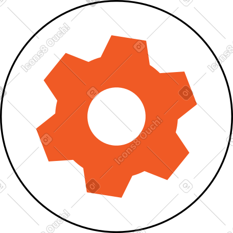 Settings icon PNG, SVG