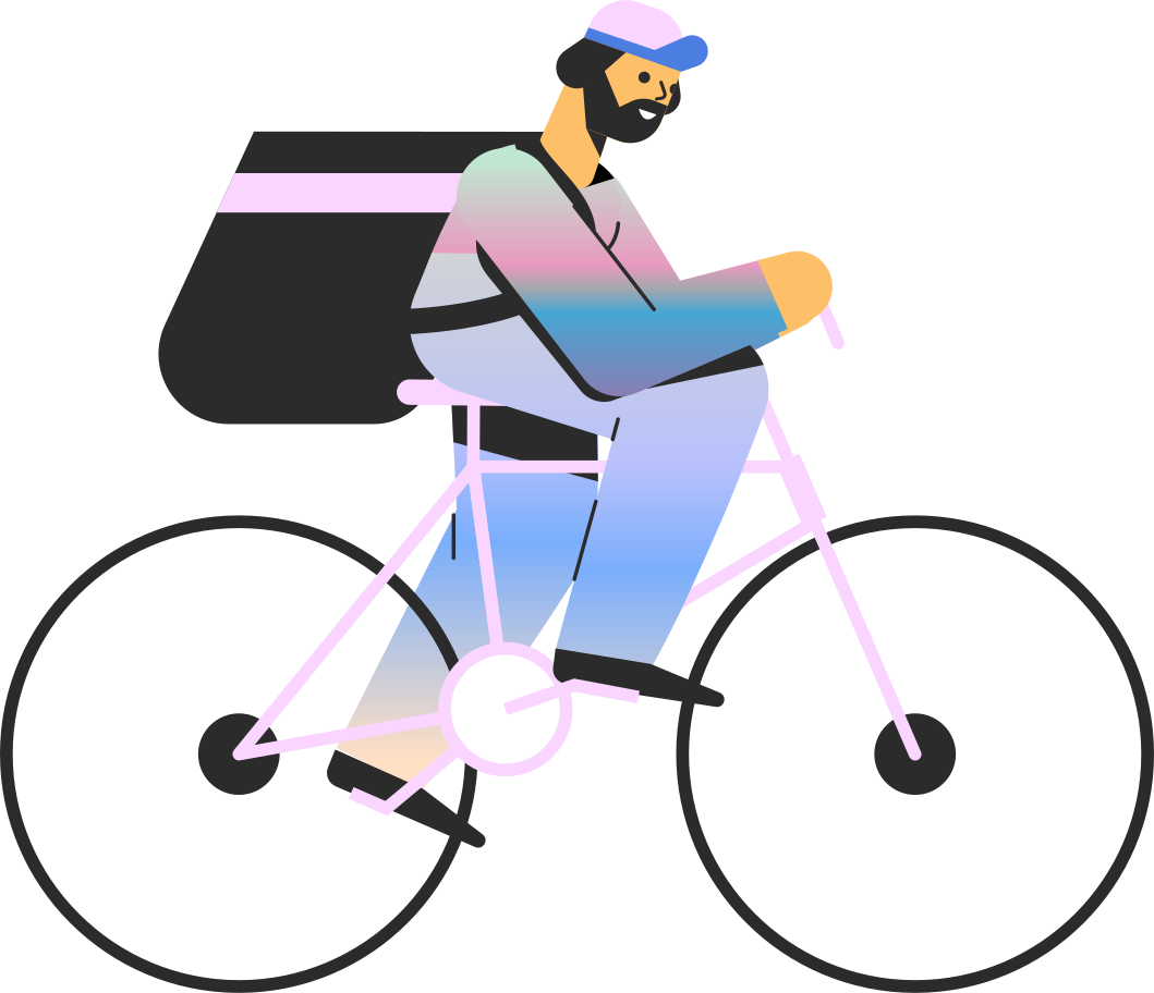 style man on bike Vector images in PNG and SVG | Icons8 Illustrations