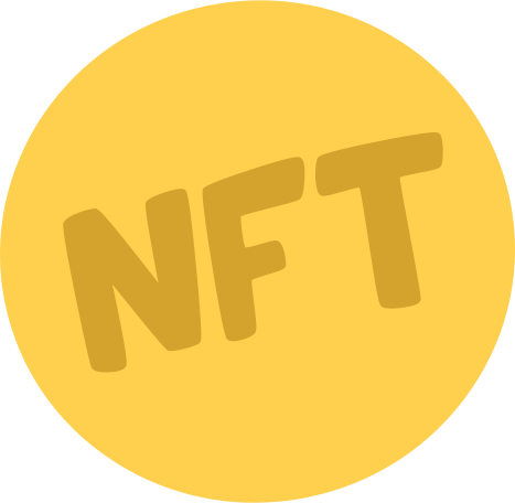 Nft coin Illustration in PNG, SVG