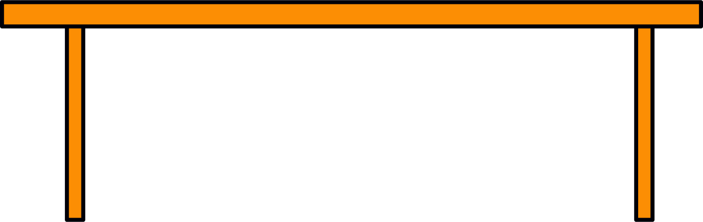 Orange table Illustration in PNG, SVG