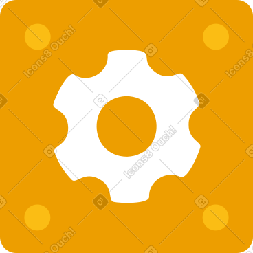 Lettering coding with gears and code sign text PNG, SVG