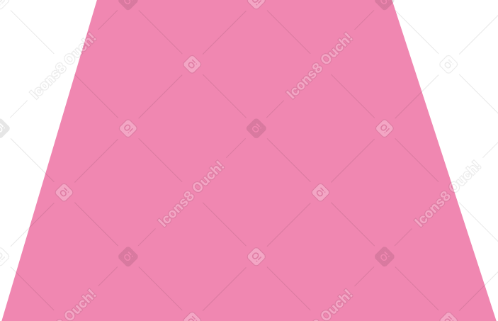 Pink trapezoid Illustration in PNG, SVG