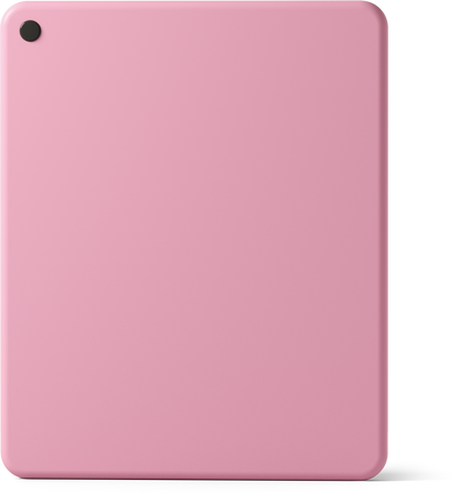 Rear view of pink tablet Illustration in PNG, SVG