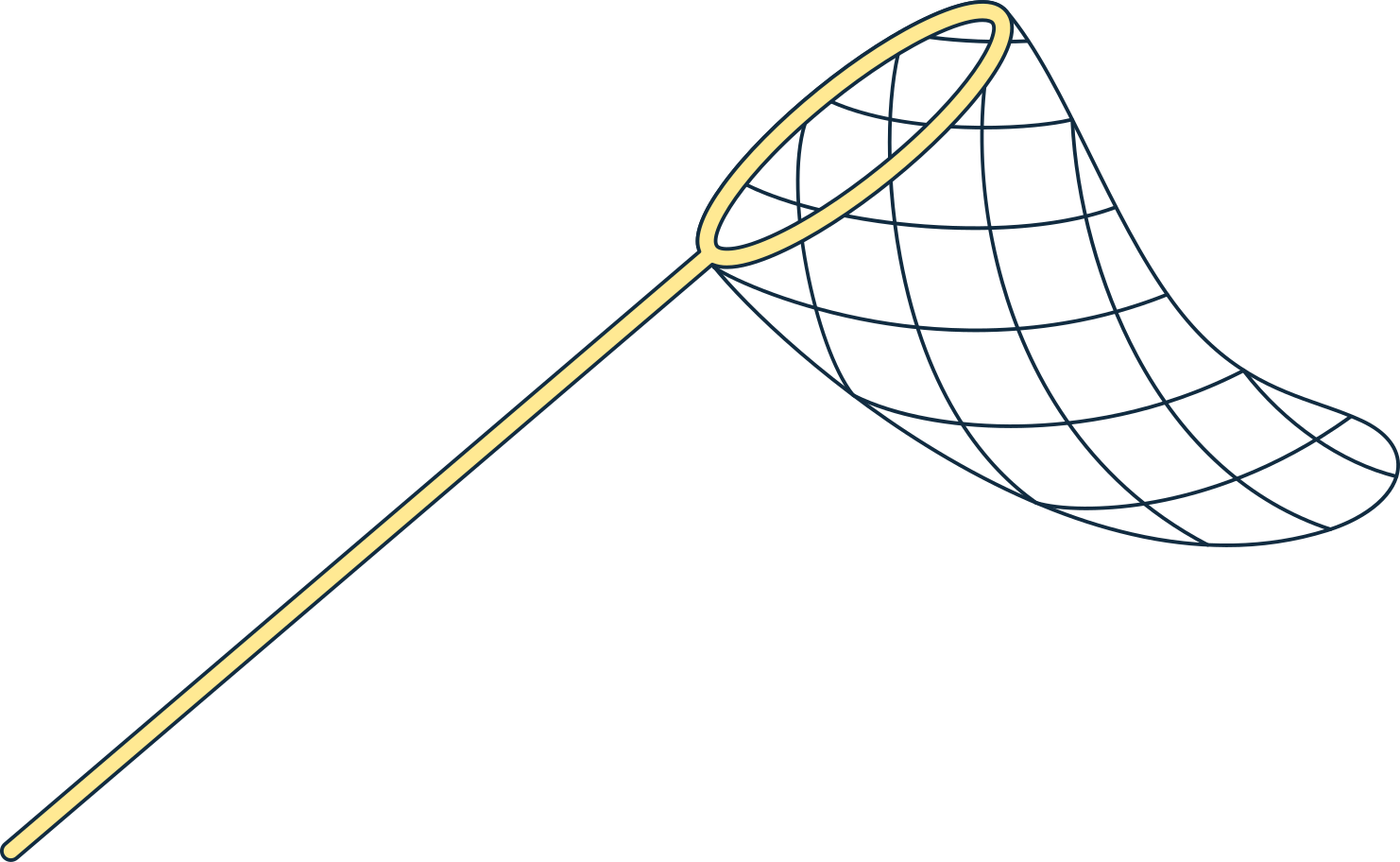 Butterfly net Illustration in PNG, SVG