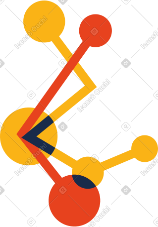 Graph animated illustration in GIF, Lottie (JSON), AE