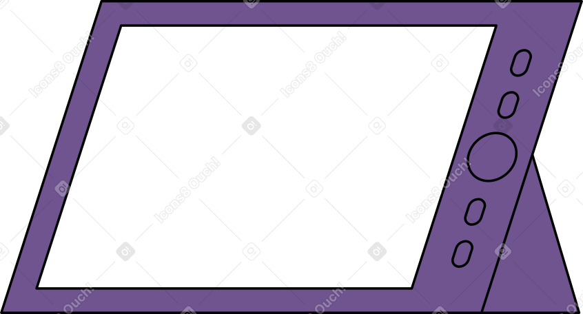Pen display Illustration in PNG, SVG