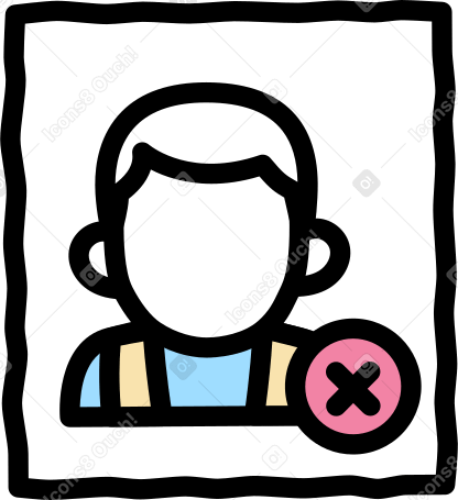 Worker without helmet icon PNG, SVG