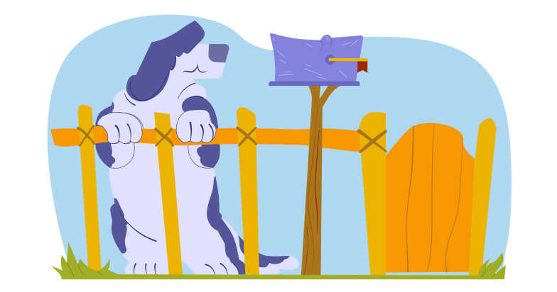 puppies in a stroller Clipart illustration in PNG, SVG