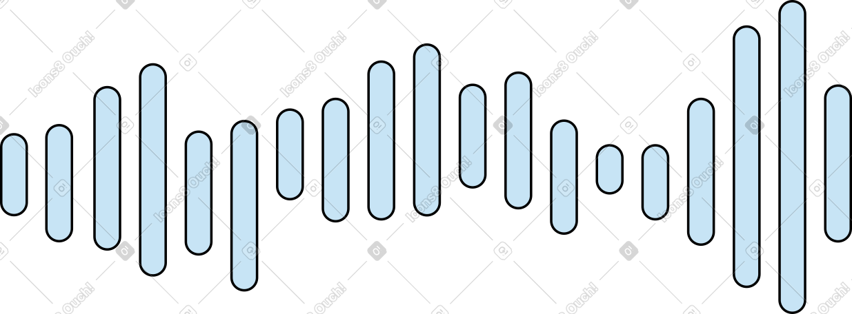 声音线 PNG, SVG