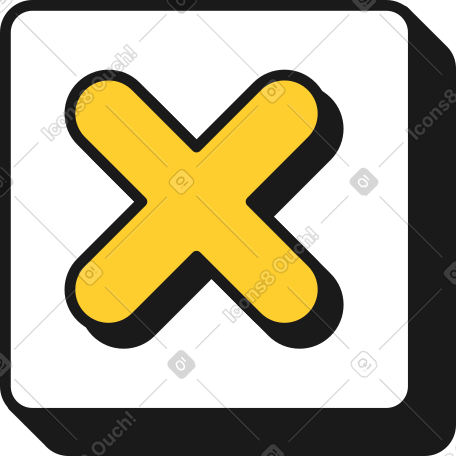 Multiplication button PNG, SVG
