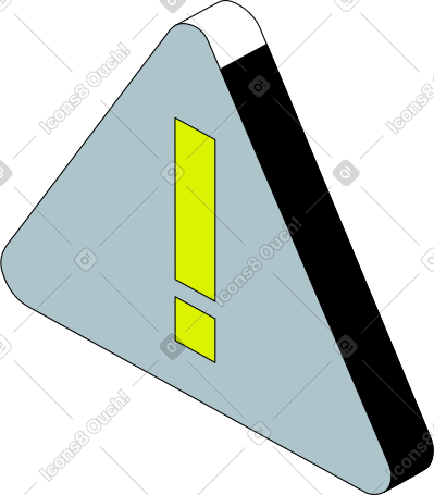 Triangle with an error PNG, SVG