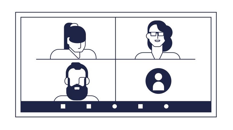 Zoom screen Illustration in PNG, SVG