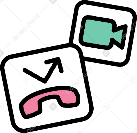Video call icons PNG, SVG