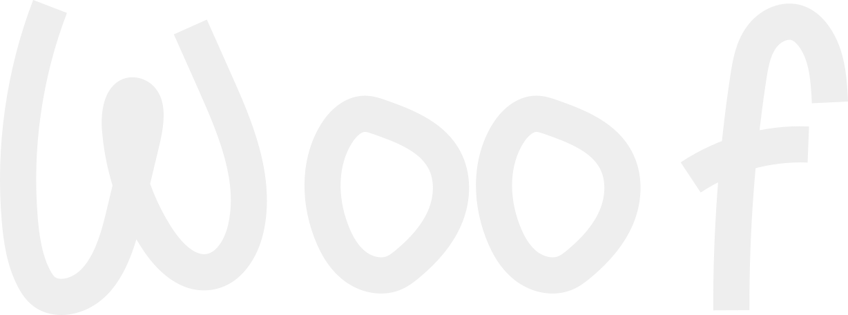 Woof Illustration in PNG, SVG