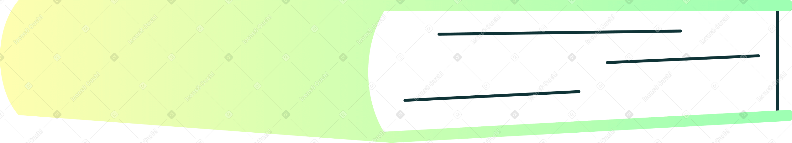 Tilted light green book Illustration in PNG, SVG