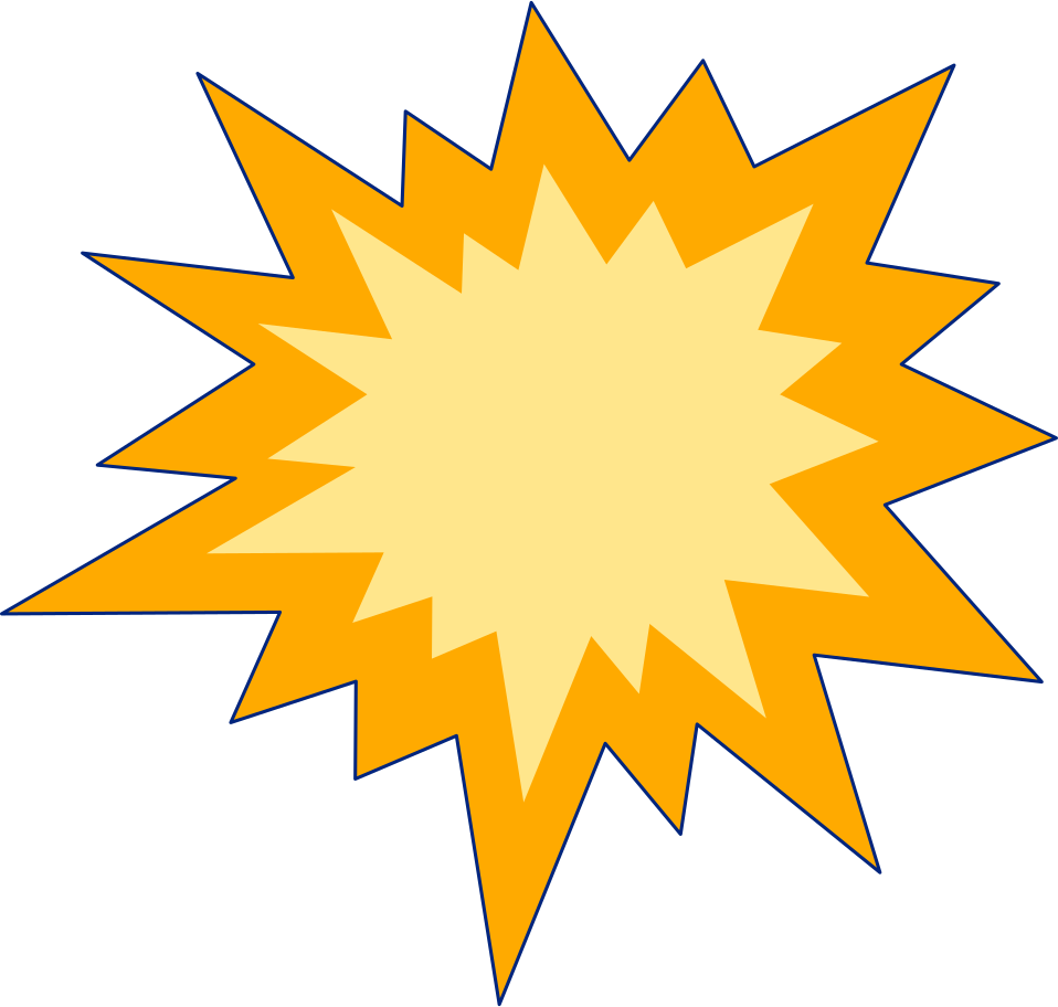 Boom decoration Illustration in PNG, SVG