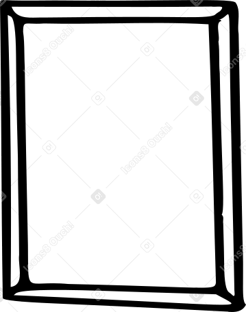 Simple rectangle frame PNG, SVG