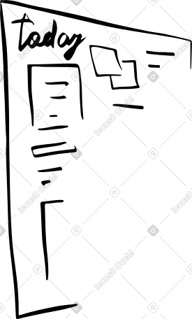 Daily routine PNG, SVG