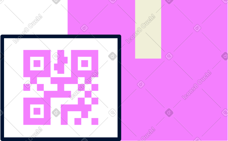 Boxes with qr code PNG, SVG