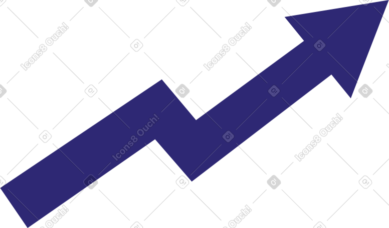 Two-level up arrow PNG, SVG