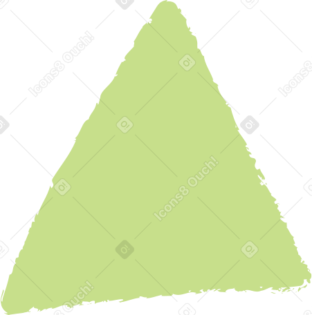 Light green triangle Illustration in PNG, SVG