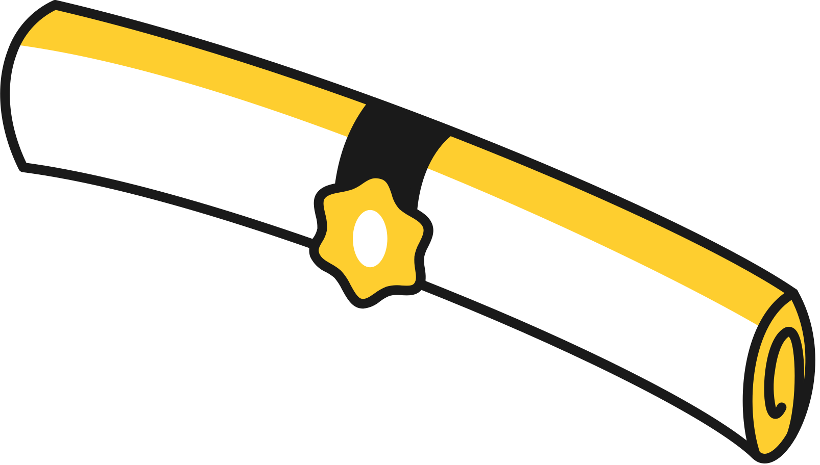 Diploma roll Illustration in PNG, SVG