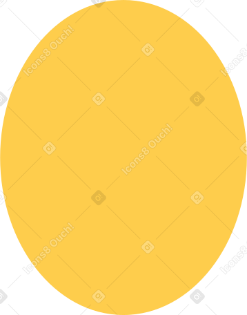 Yellow ellipse Illustration in PNG, SVG