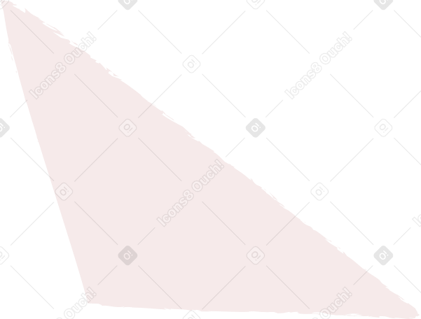 Light pink scalene triangle Illustration in PNG, SVG