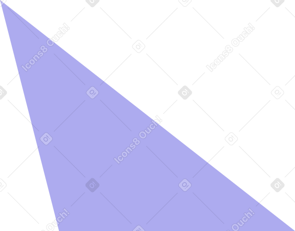 Purple triangle Illustration in PNG, SVG
