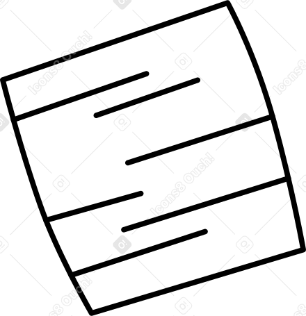 Stack of papers Illustration in PNG, SVG