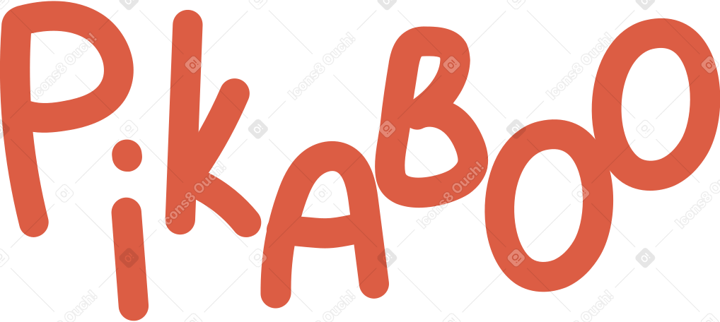 Pikaboo Illustration in PNG, SVG