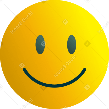 Ilustração de Emoji with a smile em PNG e SVG