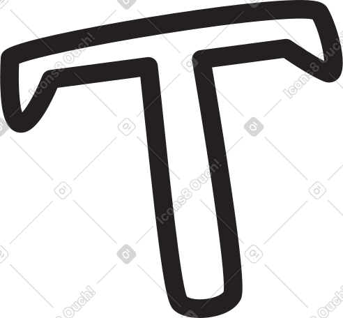 Type tool icon PNG, SVG