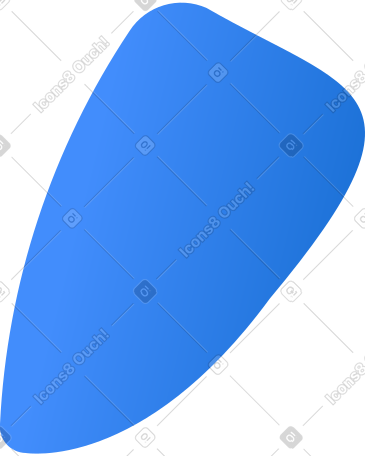Forma azul PNG, SVG