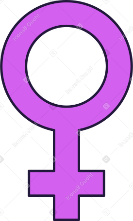 Female sign Illustration in PNG, SVG