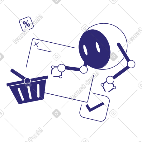 Ai assistant in retail PNG, SVG