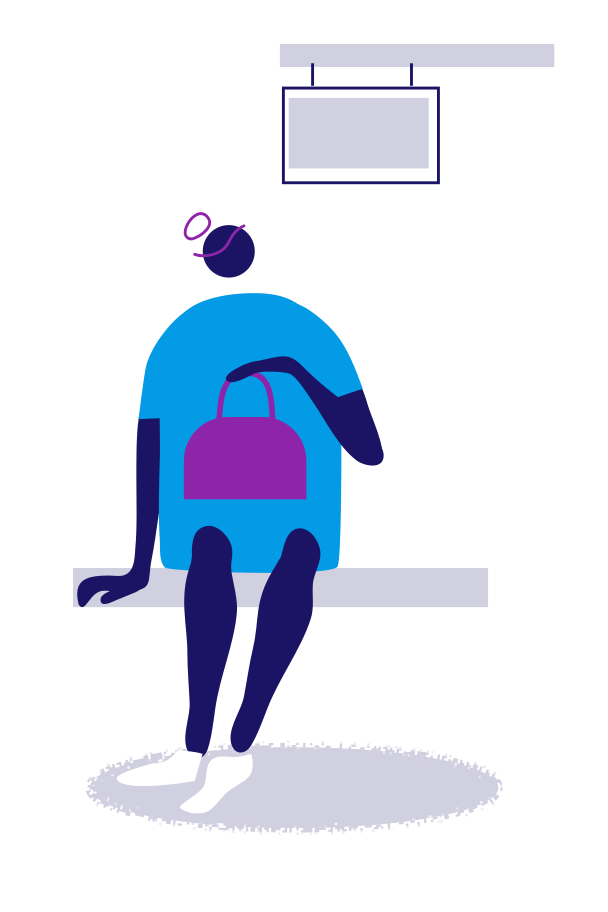 Waiting Illustration in PNG, SVG