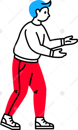 Man carrying Illustration in PNG, SVG