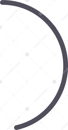 Arc Illustration in PNG, SVG