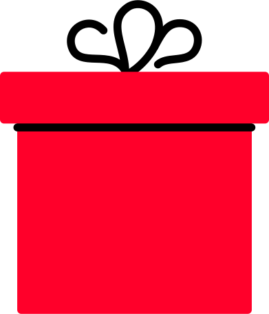 Present Illustration in PNG, SVG