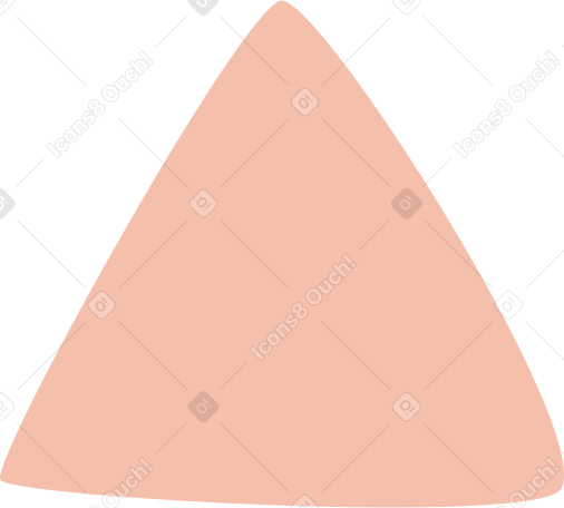Pink triangle Illustration in PNG, SVG