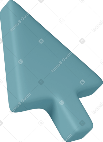 3D cursor Illustration in PNG, SVG